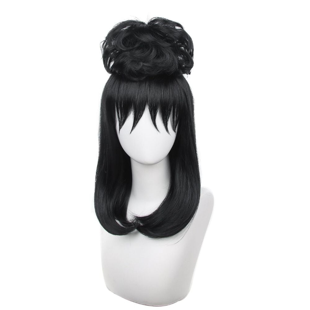 Black Gothic Cosplay Wig with Signature Messy Bun - Walmart.com