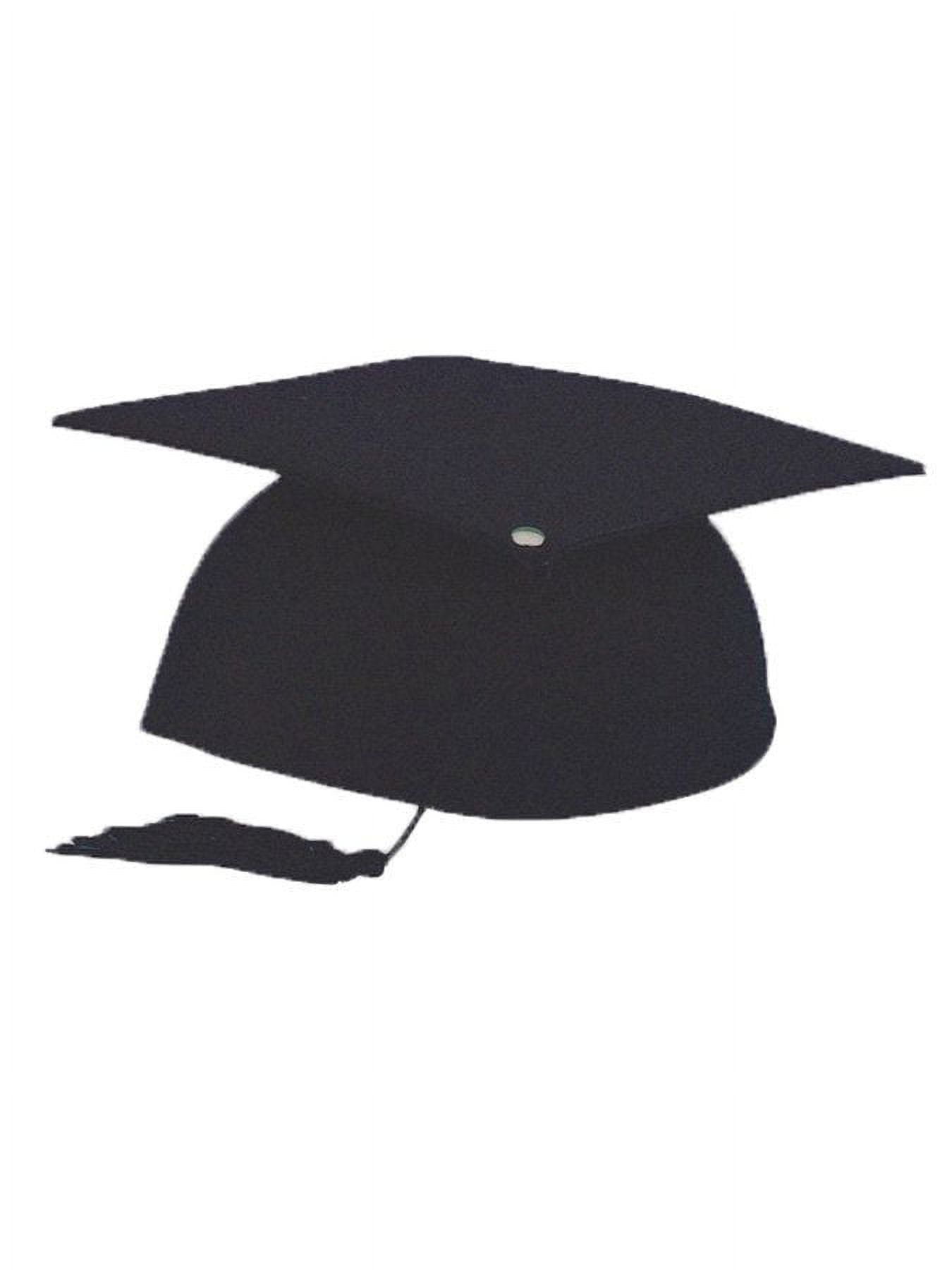 Black Graduation Cap - Walmart.com