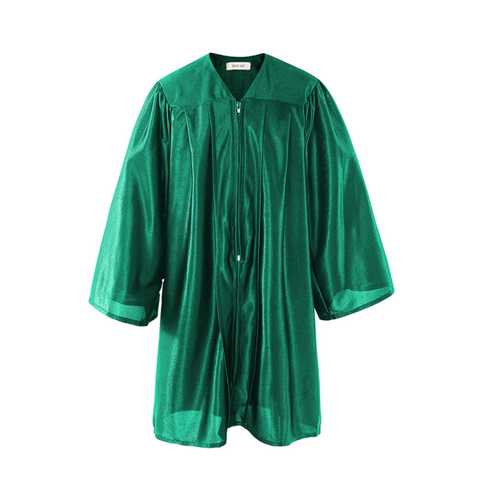 Black Graduation Gown Kids Baby Boys Girls Preschool Kindergarten Solid ...