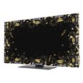 Black Graduation TV Cover for 55 Inch Screen, Stretch Fabric Dustproof ...