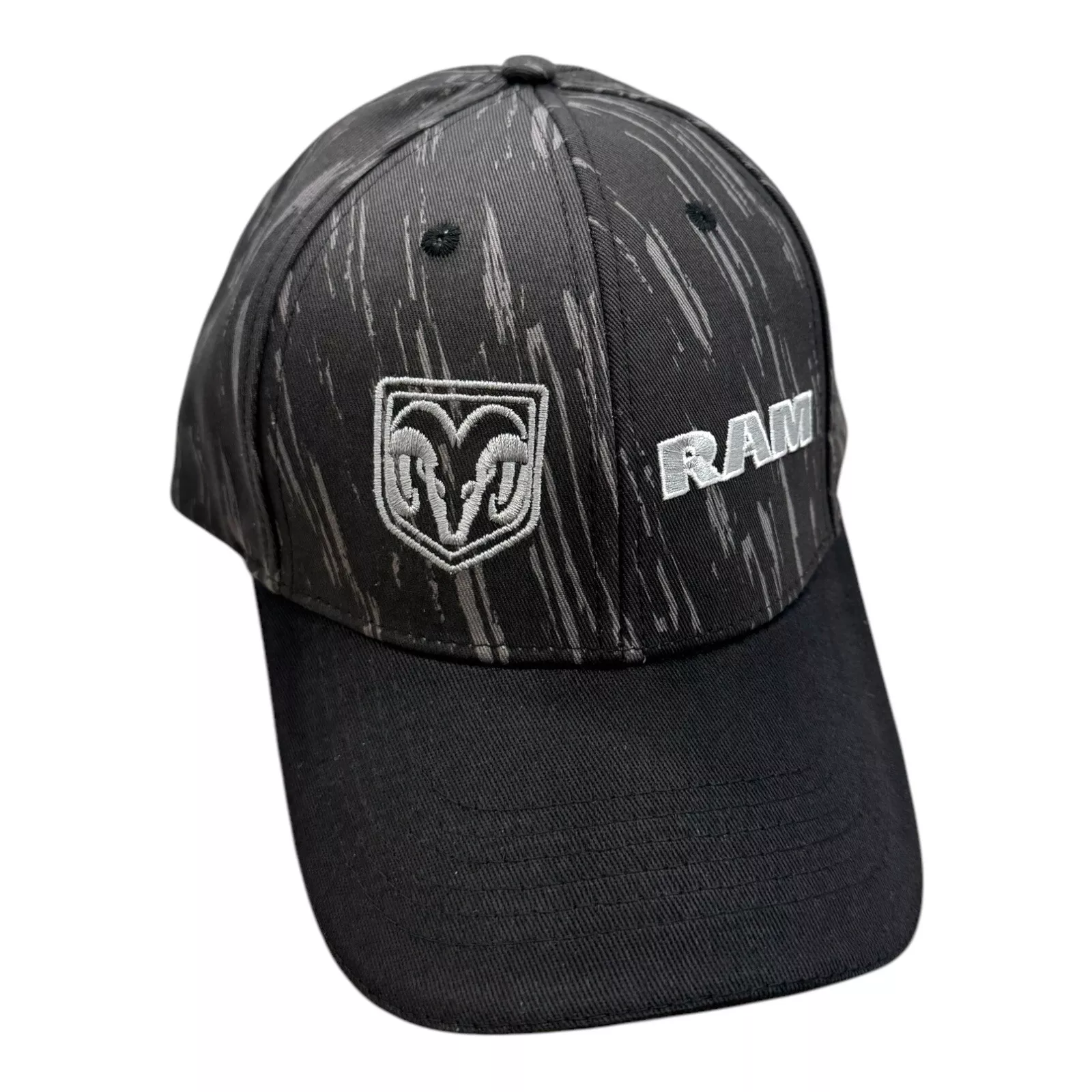 Black & Gray Dodge RAM Zebra Hat Cap - Walmart.com
