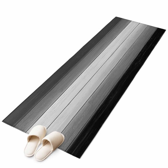 Black Gray Large Area Rugs for Bedroom Living Room, Soft Non Slip ...