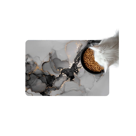 Black Gray Marble Doormat Non Slip Diatomaceous Earth Door Mat ...