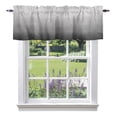 Black Gray Mosaic Valances for Windows, Minimalist Abstract Hexagonal ...