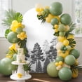 Black Gray Pine Tree Forest Maple Arch Backdrop Cover Stretchy Spandex ...
