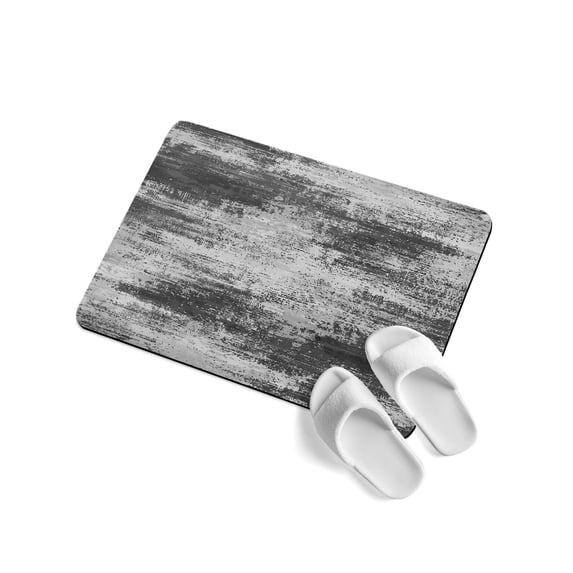Black Gray Soft Diatomaceous Earth Mat, Abstract Smoky Texture ...