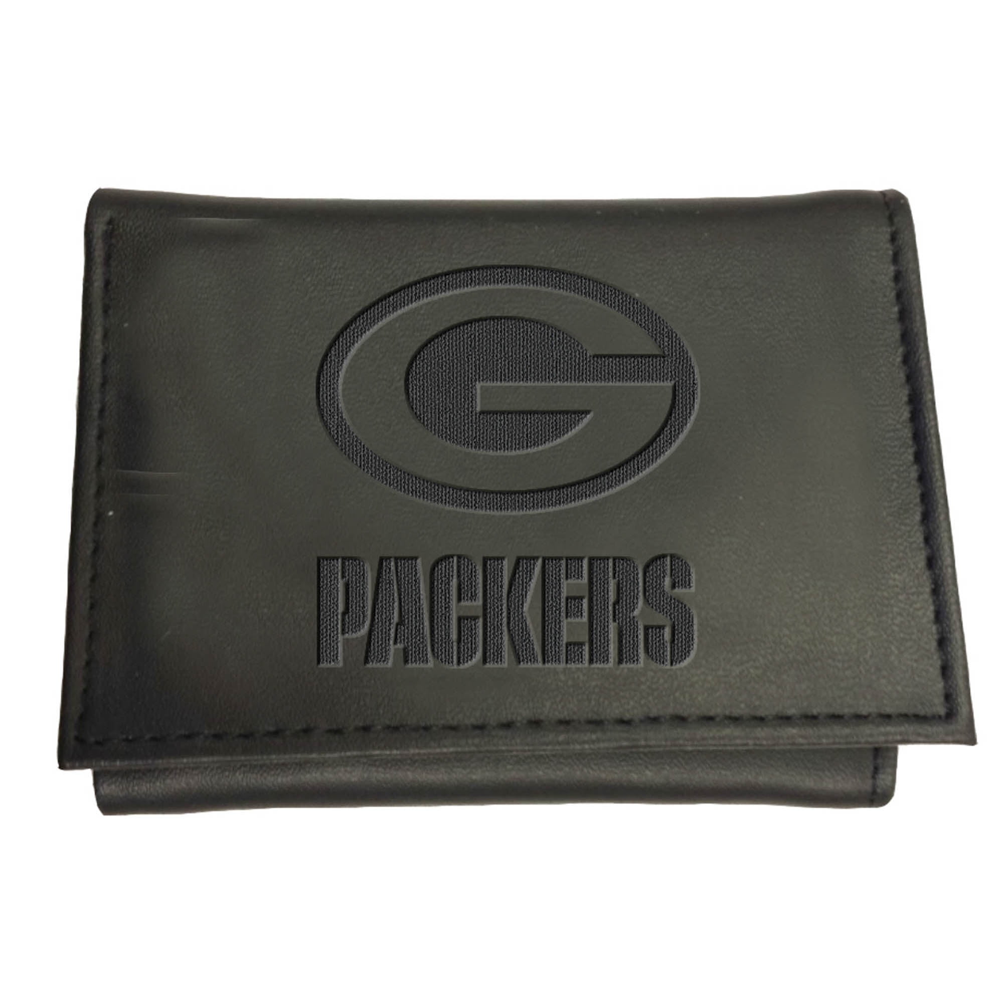 Black Green Bay Packers Hybrid Tri-Fold Wallet - Walmart.com