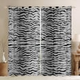 Black Grey Blackout Curtains Kids Boys Girls Window Curtains Jungle ...