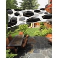 Black Grey Hexagon Sun Shade Sail 14'X18' Abstract Geometric UV Block ...