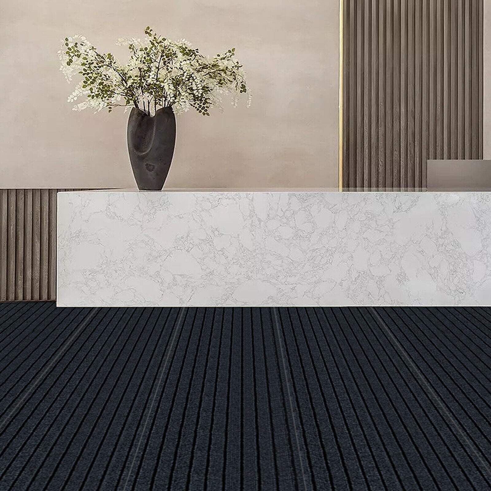 Black Grey Indoor Floor Protector Protective Stair Covers Non-Slip ...