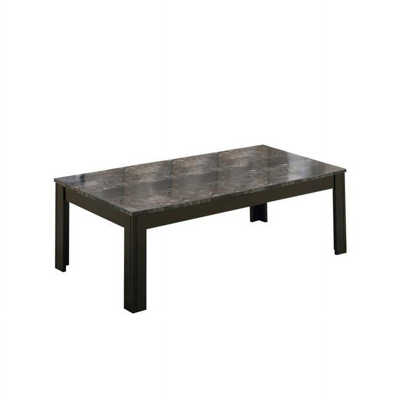 Black, Grey Marble-Look Top Table Set - 3 Piece - Walmart.com