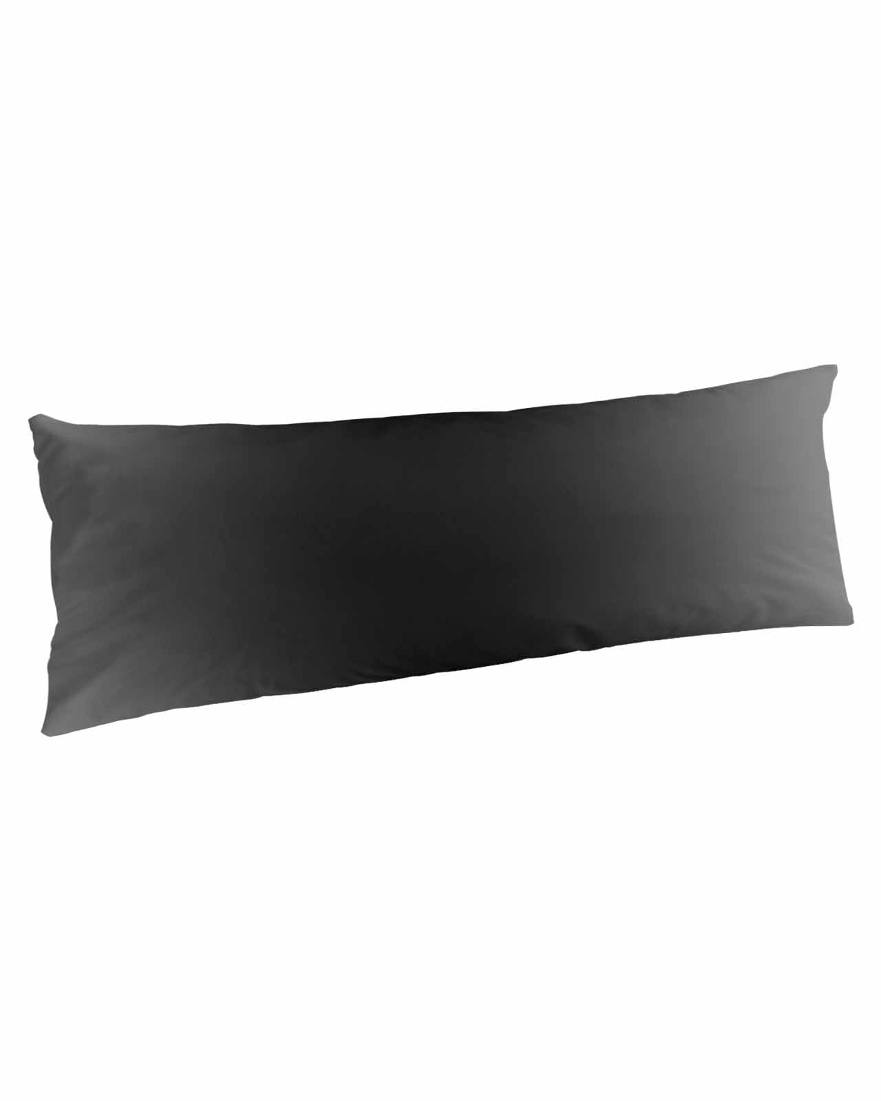 Black Grey Ombre Body Pillow Covers, Gradient Contemporary Abstract Art ...