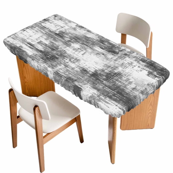 Black Grey Ombre Table Cloths for 3 Foot Rectangle Tables, Gradient ...