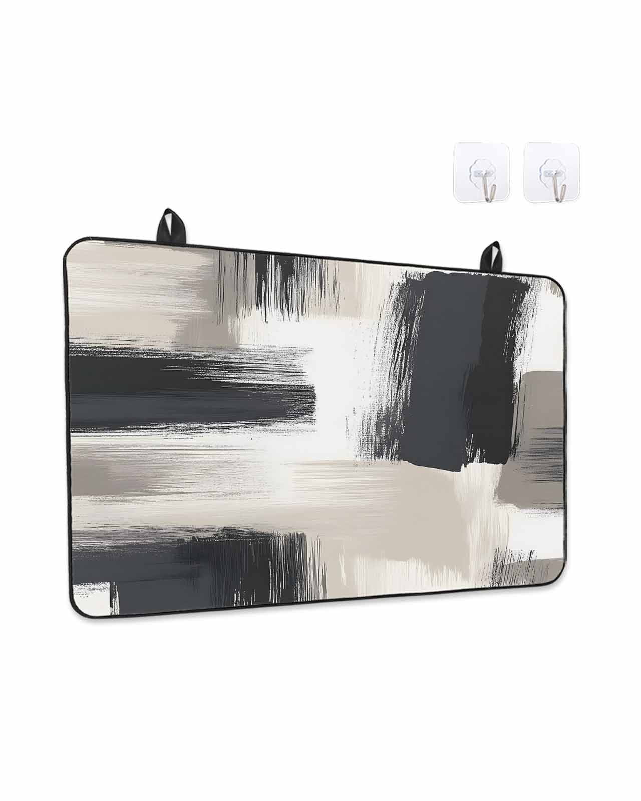 Black Grey Stove Top Covers for Electric Stove, Kitchen Glass Ceramic ...