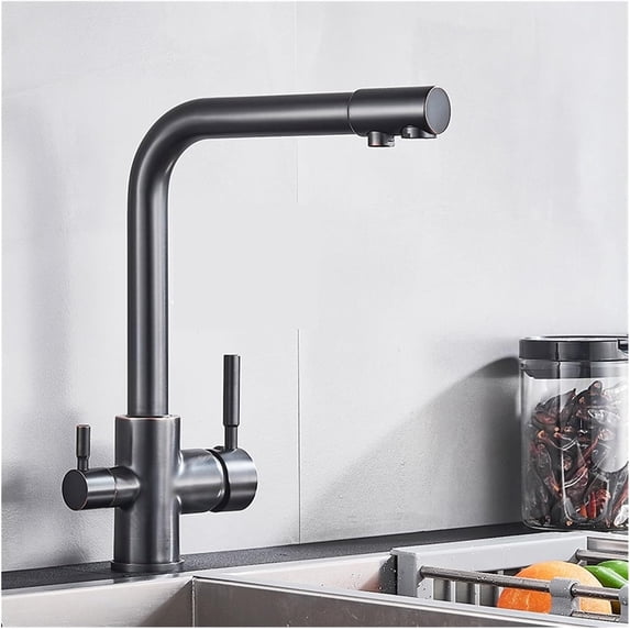 Black Grey Waterfilter Tap Kitchen Faucets Mixer Drinking Water Filter ...