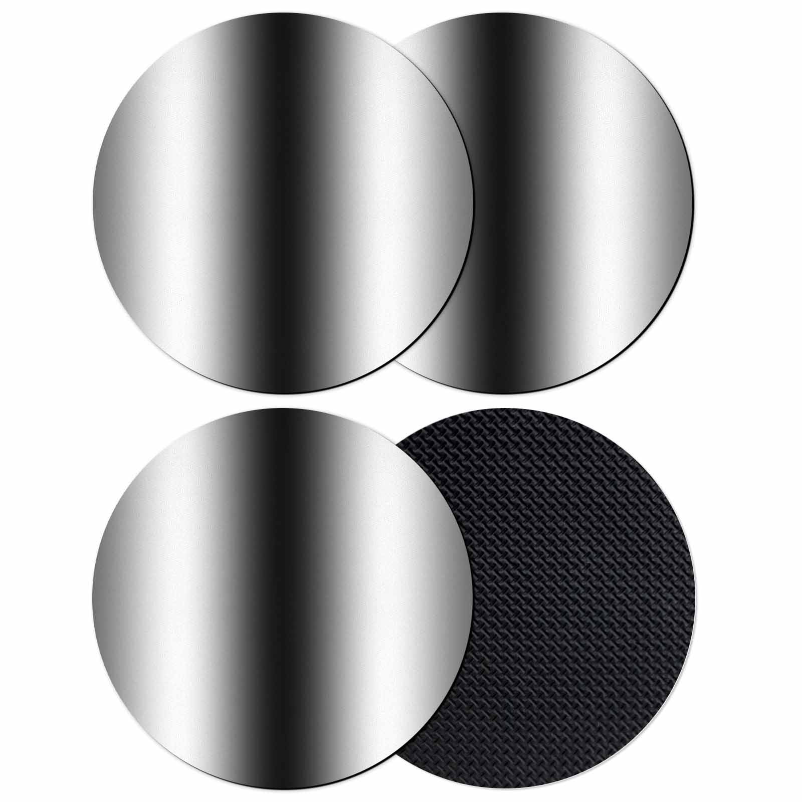 Black Grey White Coasters Set of 4, Farmhouse Ombre Color Modern Simple ...