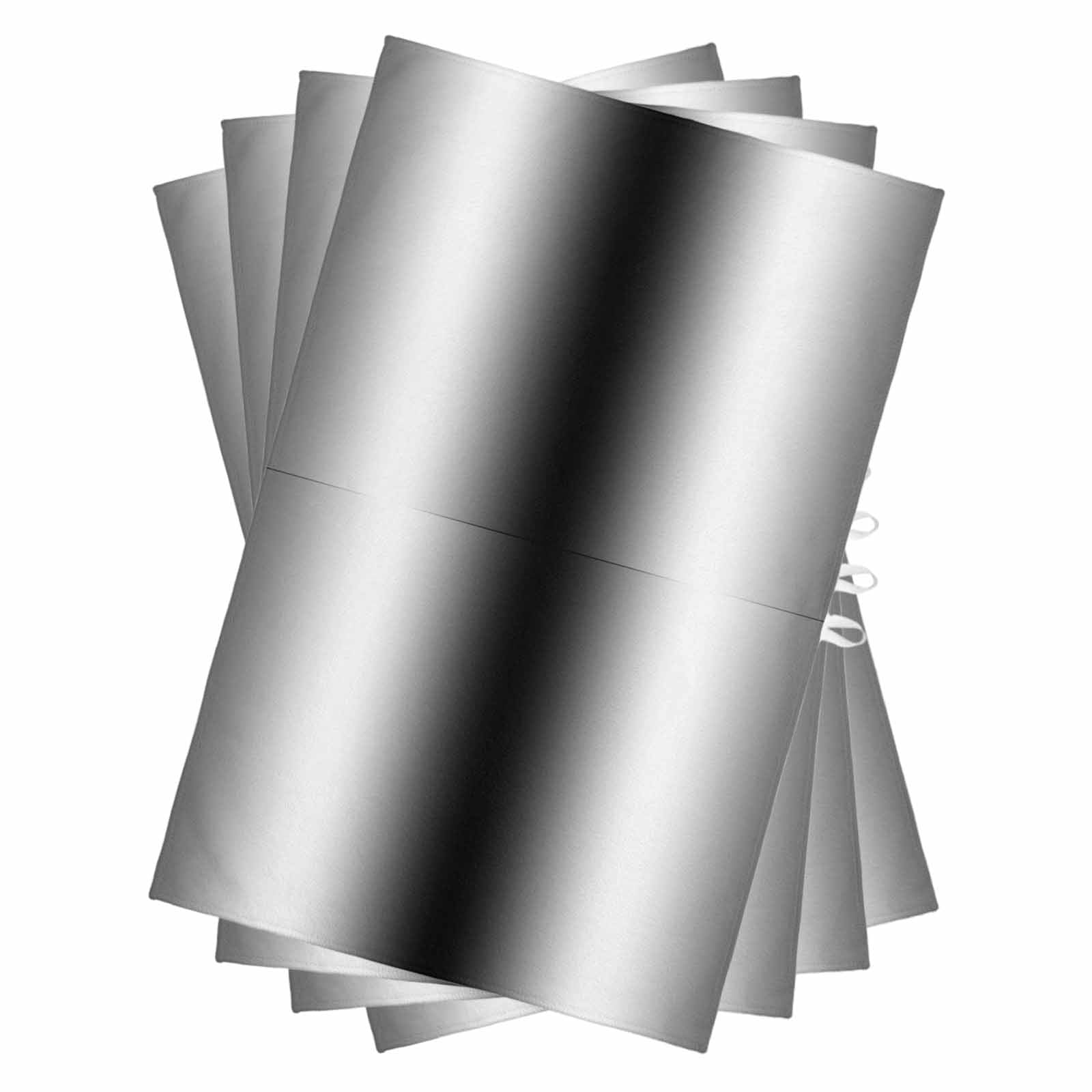 Black Grey White Kitchen Towels Set of 4, Water Absorbent Dish Towel ...