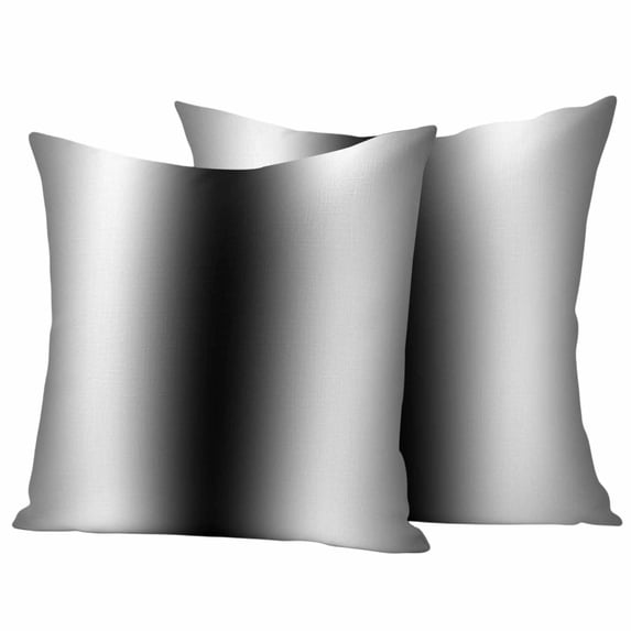 Black Grey White Outdoor Pillow Covers 18"x18" Set of 2,Waterproof ...