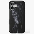 Black Greyhound Silhouette Colored Pencil Drawing Phone Case for iPhone ...