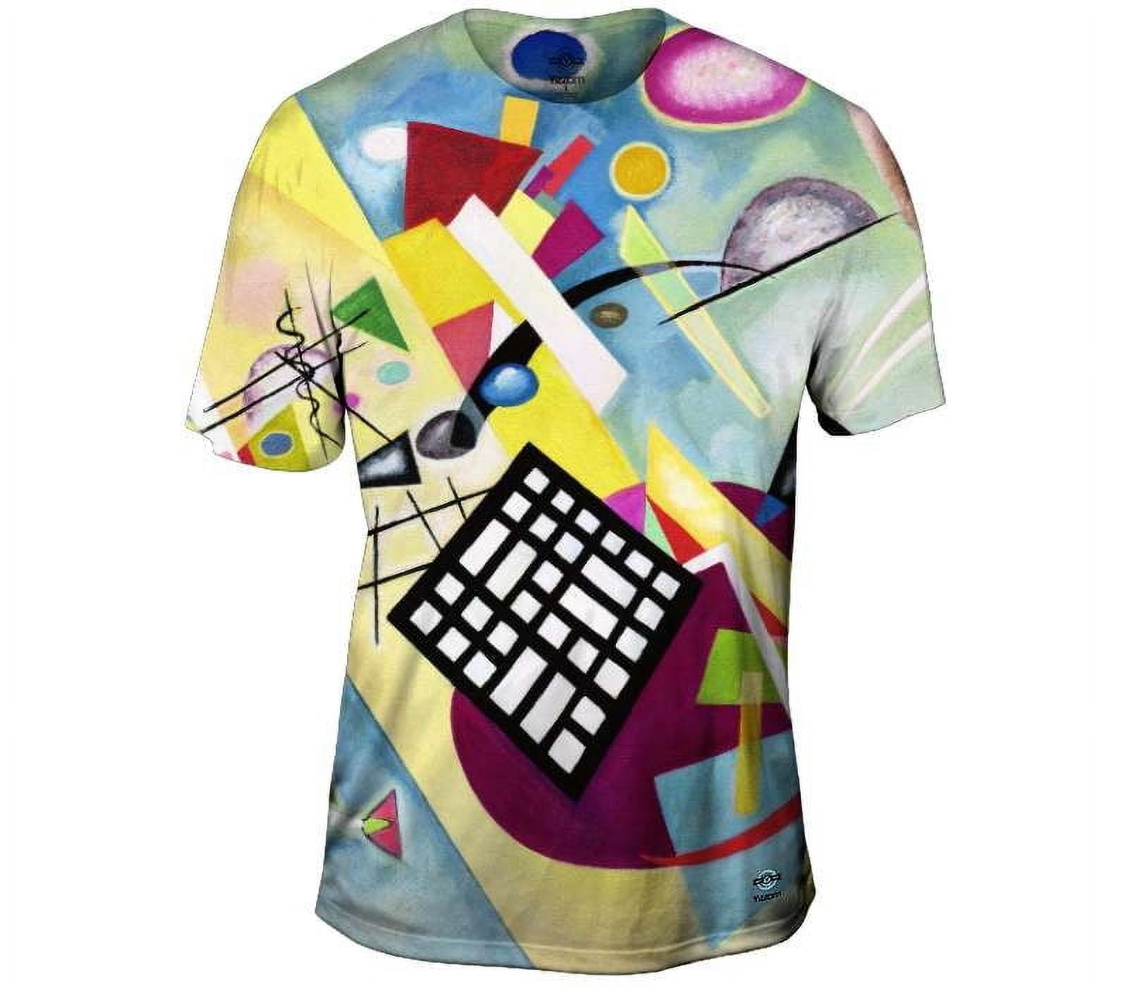 Black Grid - Kandinsky Mens T-Shirt All Over Print - Walmart.com
