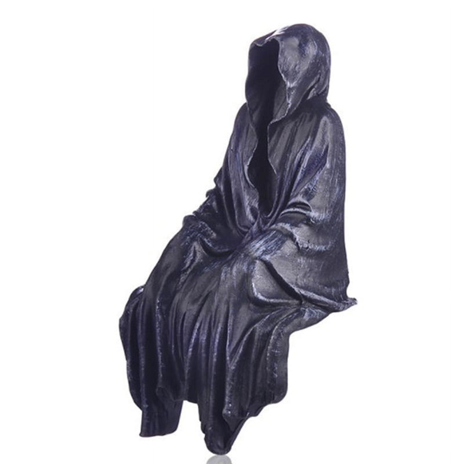 Black Grim Reaper Statue Thrilling Black Robe Nightcrawler Resin ...