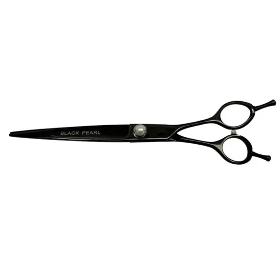 Black Grooming Shears Titanium Coated Cobalt w/ Pearl Right Left Hand ...