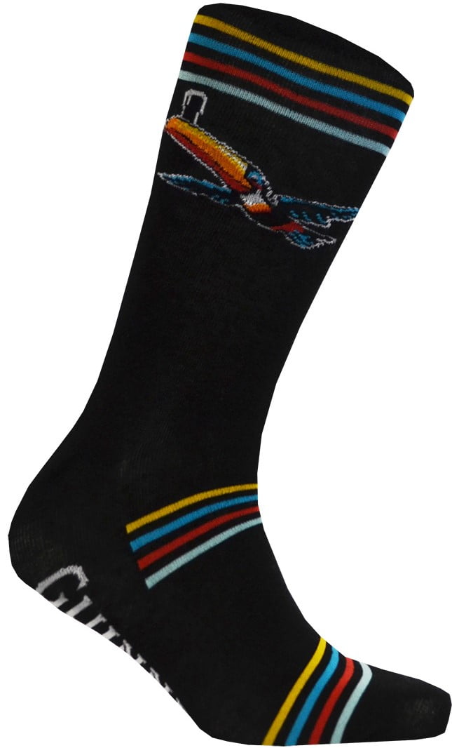 Black Guinness Stripe Flying Toucan Sock by Traditional Craft Limited ...