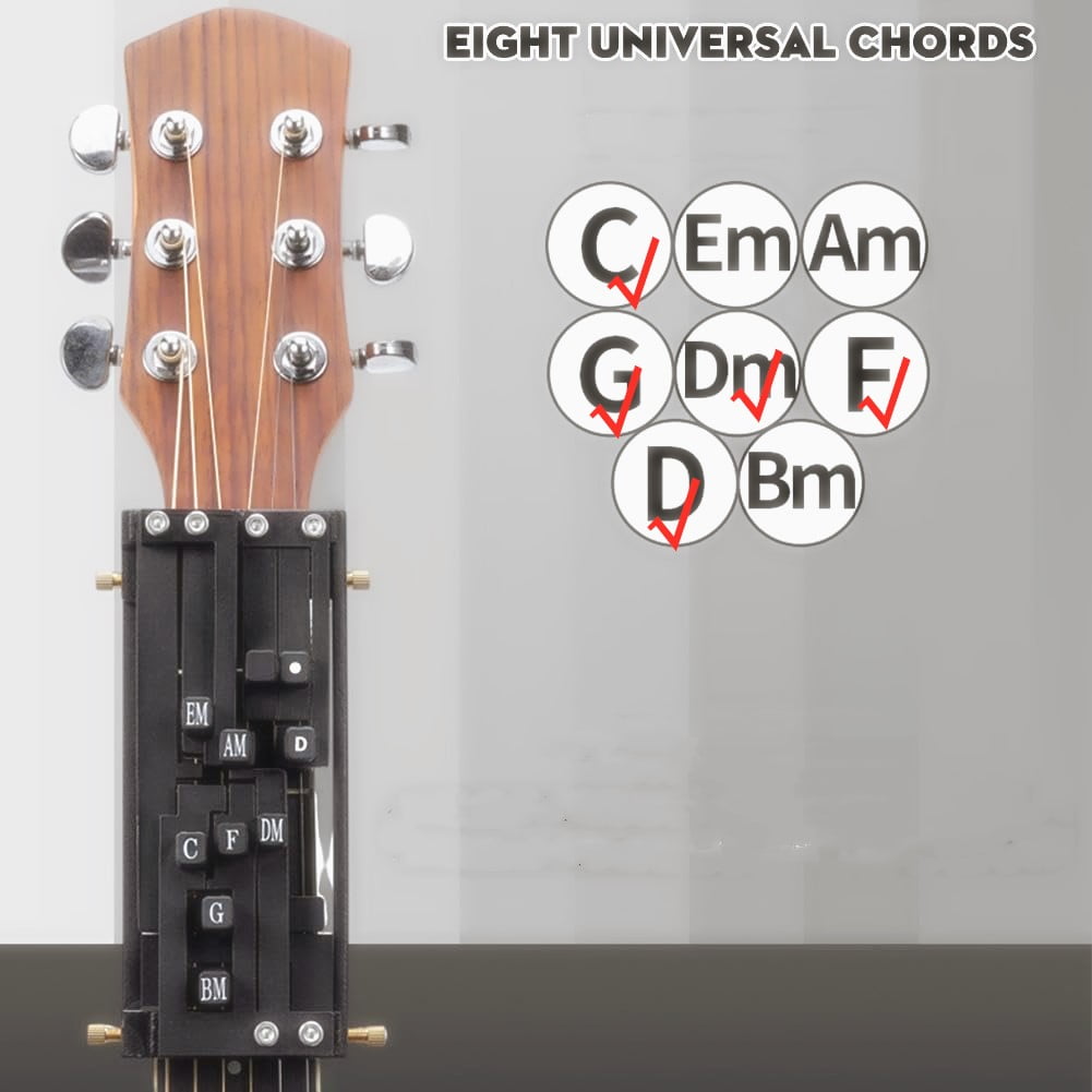 Black Guitar Chord Presser Guitar Chord Trainer Guitar Learning Tools ...