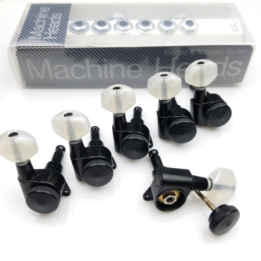 Black Guitar Locking Tuners Electric Guitar Machine Heads Tuners JN ...