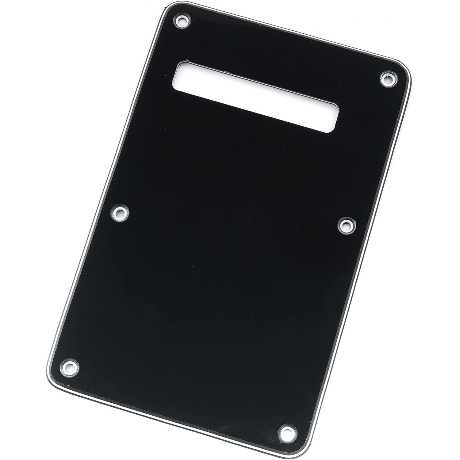 Black Guitar Strat Back Plate 3Ply for Fender US/Mexico Stratocaster ...