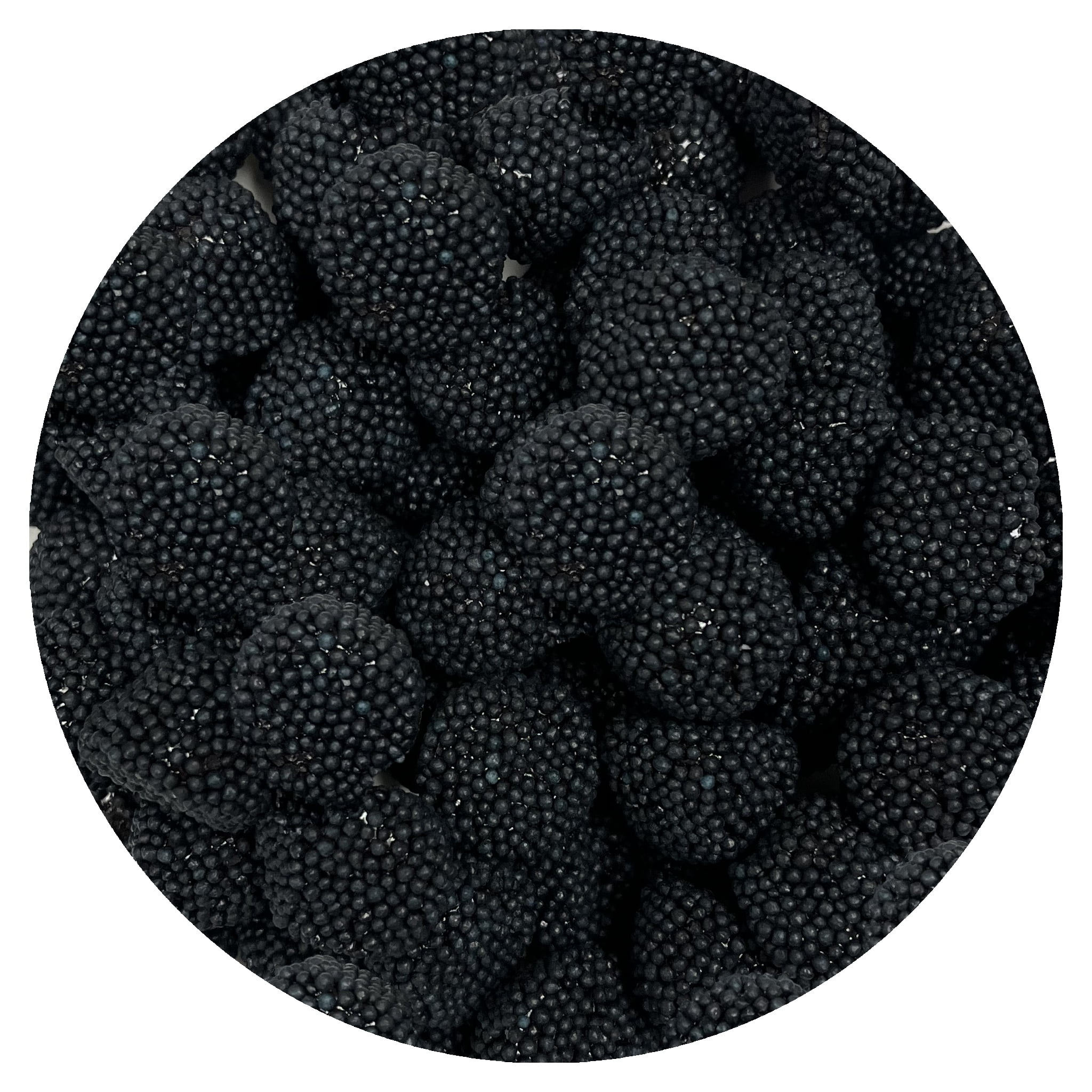 Black Gummy Berries, The Hampton Popcorn & Candy Company, 2.2 Pound Bag ...