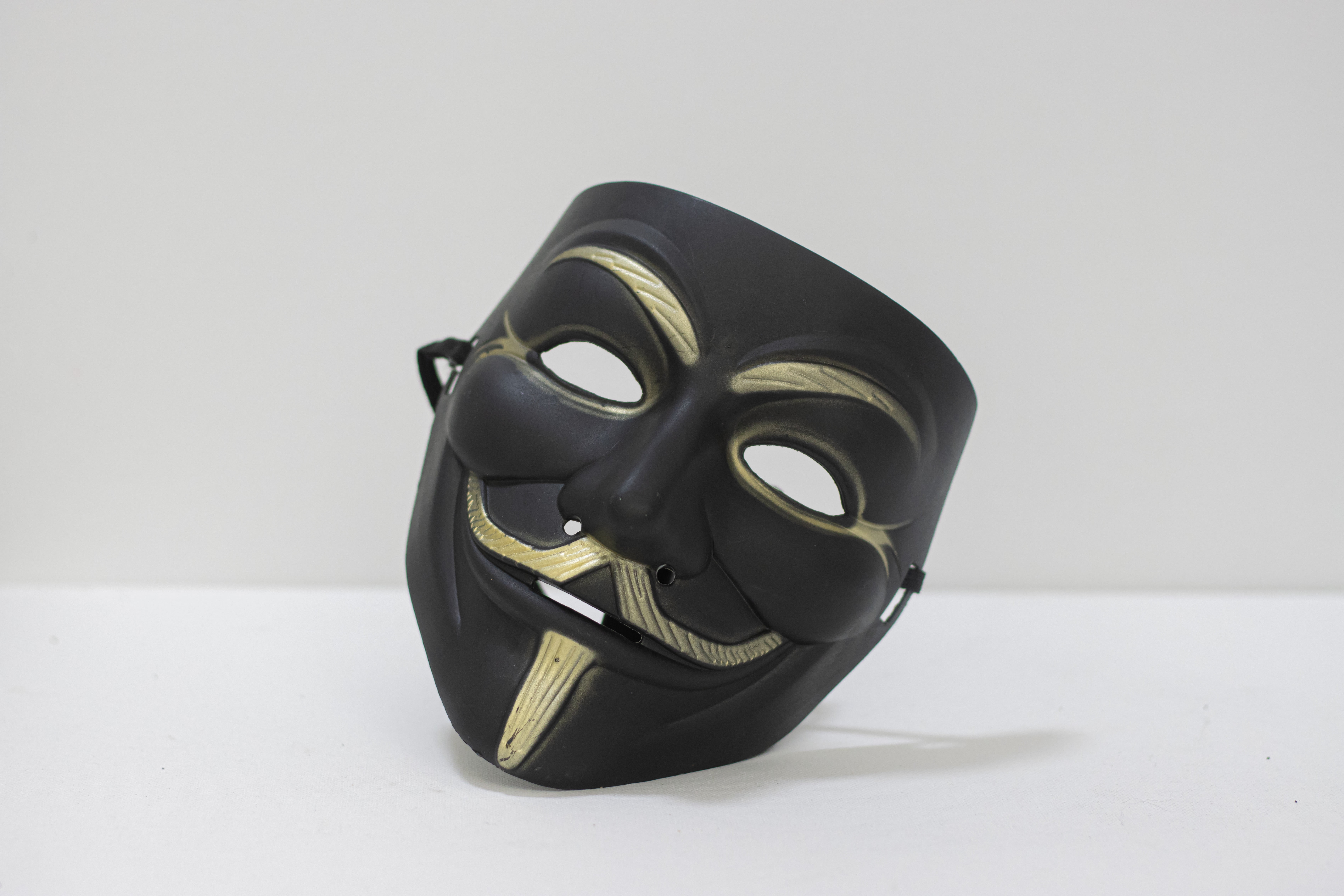 Black Hacker Mask Halloween Costume Accessory for Themed Parties ...