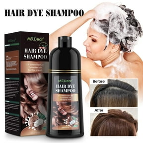 Coffee Hair Dye Shampoo 3-in-1, Magic Hair Color Shampoo - Gray ...