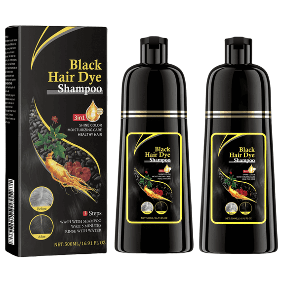 Black Hair Shampoo Organic Natural Plant Hair Dye Plant Essence ...