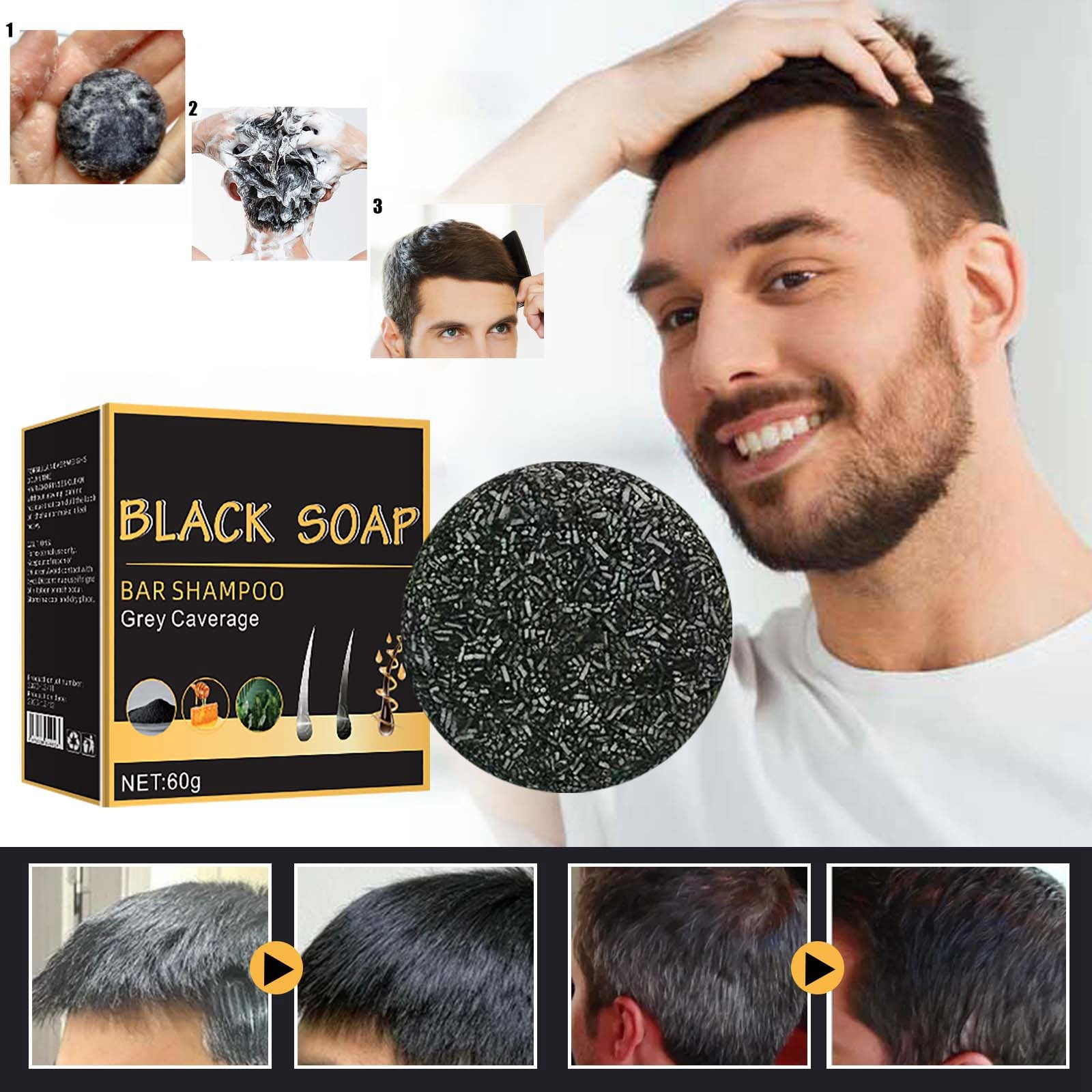 Black Hair Soap Black And Thick Hair Care Cleans The Scalp Strong And ...