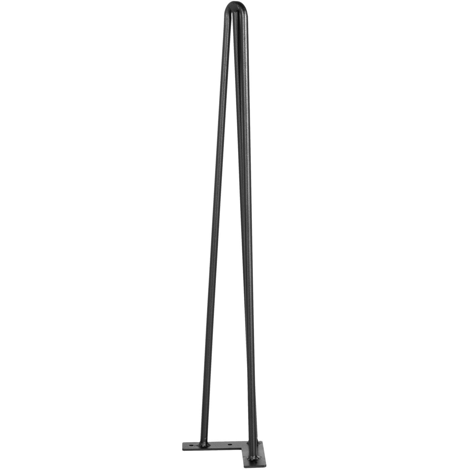 Black Hairpin Table Legs 20 Inches Set of 4, 880 lbs Load Capacity (220 ...