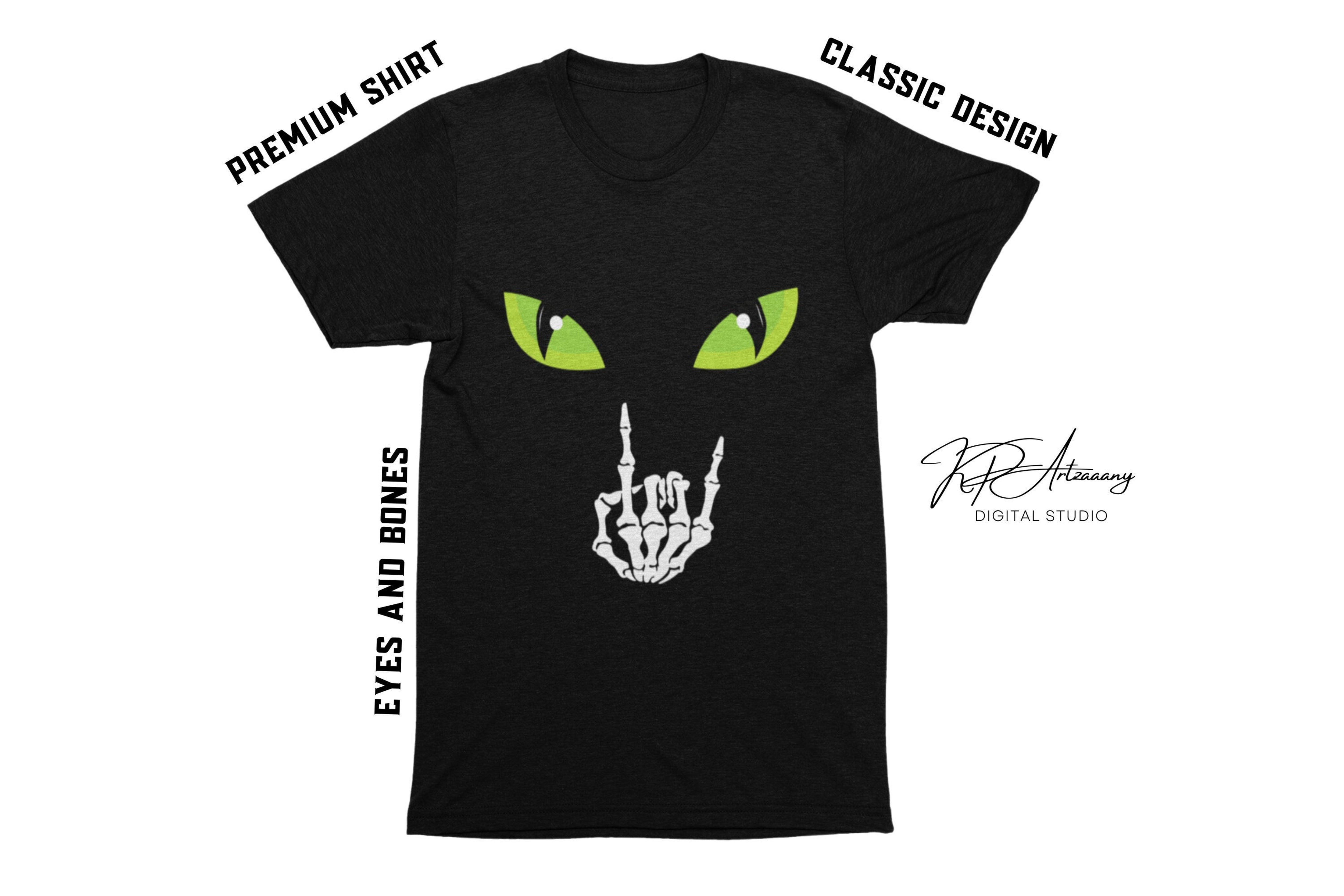 Black Halloween Horror T Shirt Costume Weirdcore Ghosts Pumpkin Doll ...