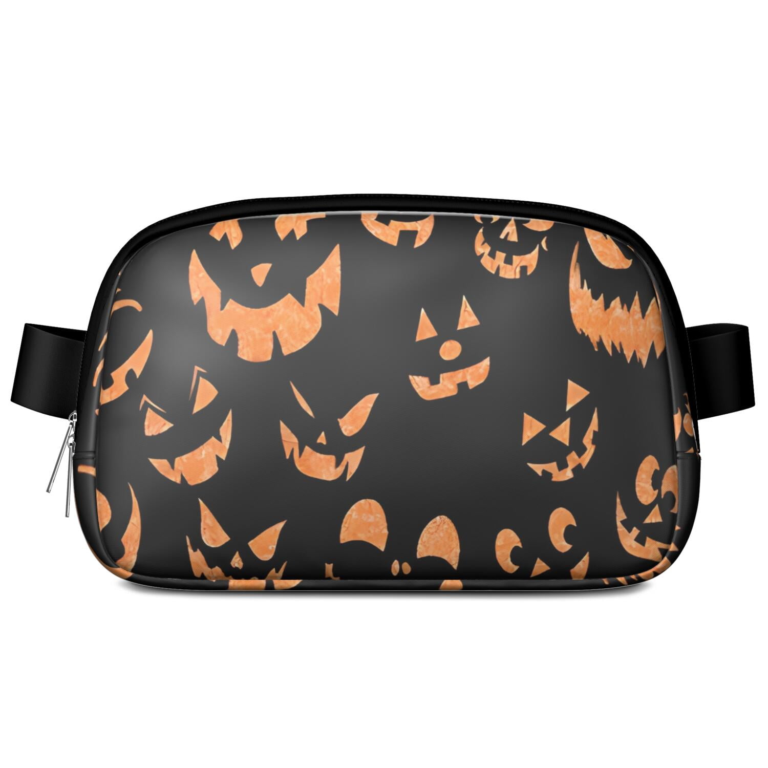 Black Halloween Pumpkin Faces Cute Fanny Packs for Women,Travel ...