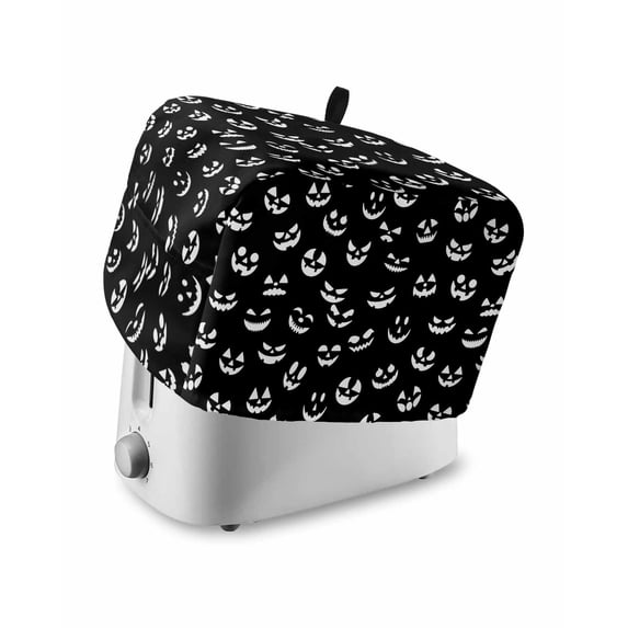 Black Halloween Pumpkin Toaster Cover 4 Slice, Large Kitchen Appliance ...