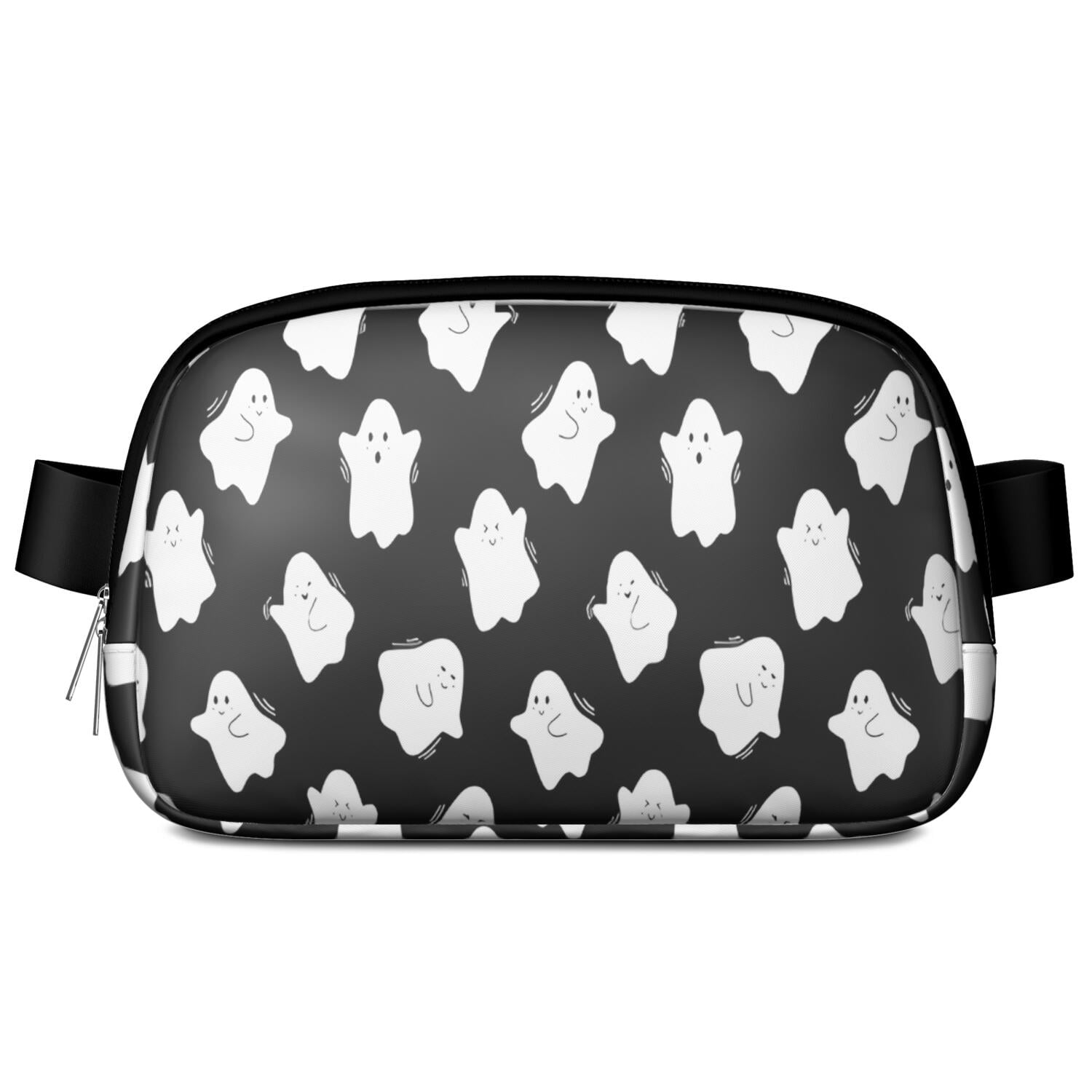 Black Halloween White Ghosts Cute Fanny Packs for Women,Travel ...
