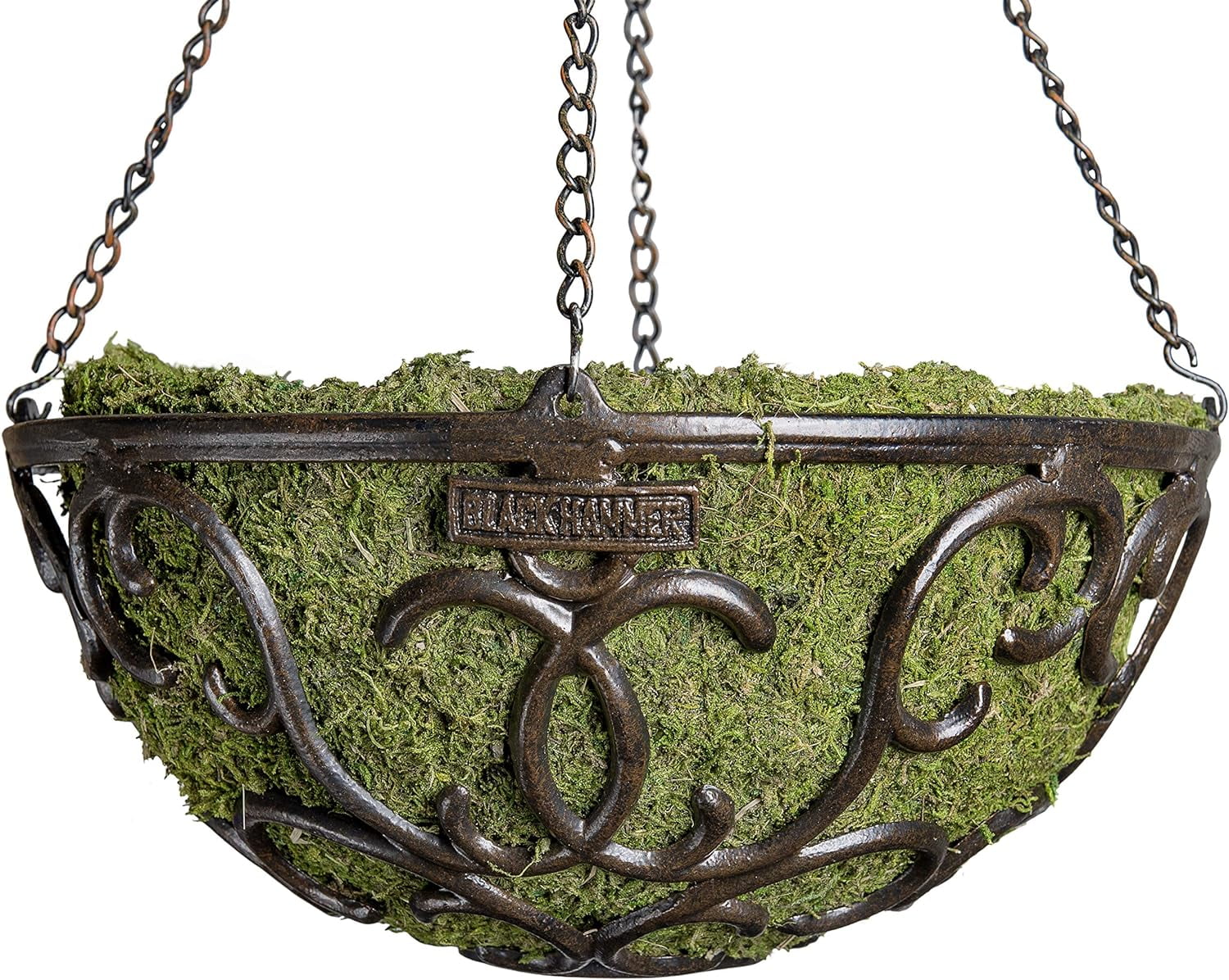 Black Hammer 80006 Elmbrige Round Metal Plant Hanger Basket with ...