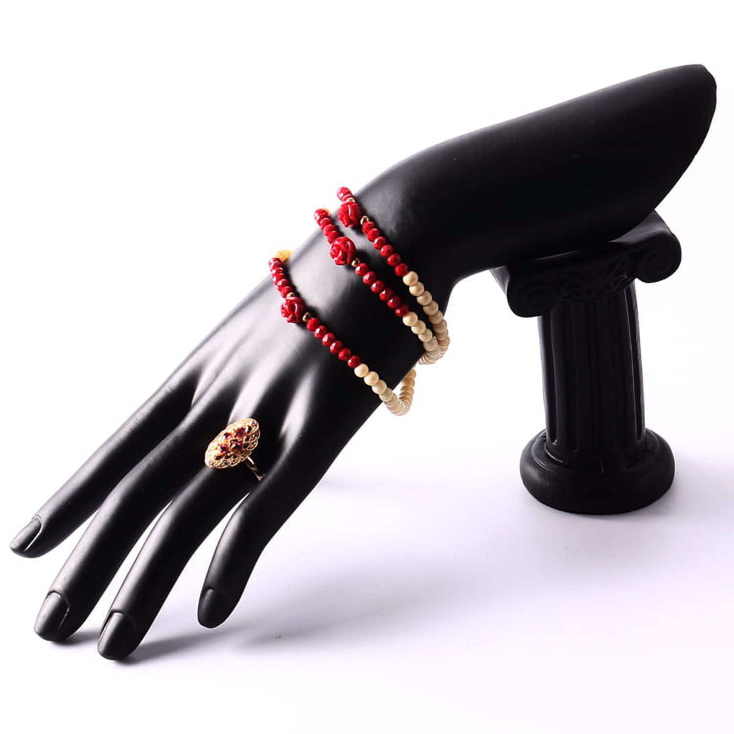 Black Hand Finger Gloves s Bracelet Bangle Watch Jewelry Display Stand ...