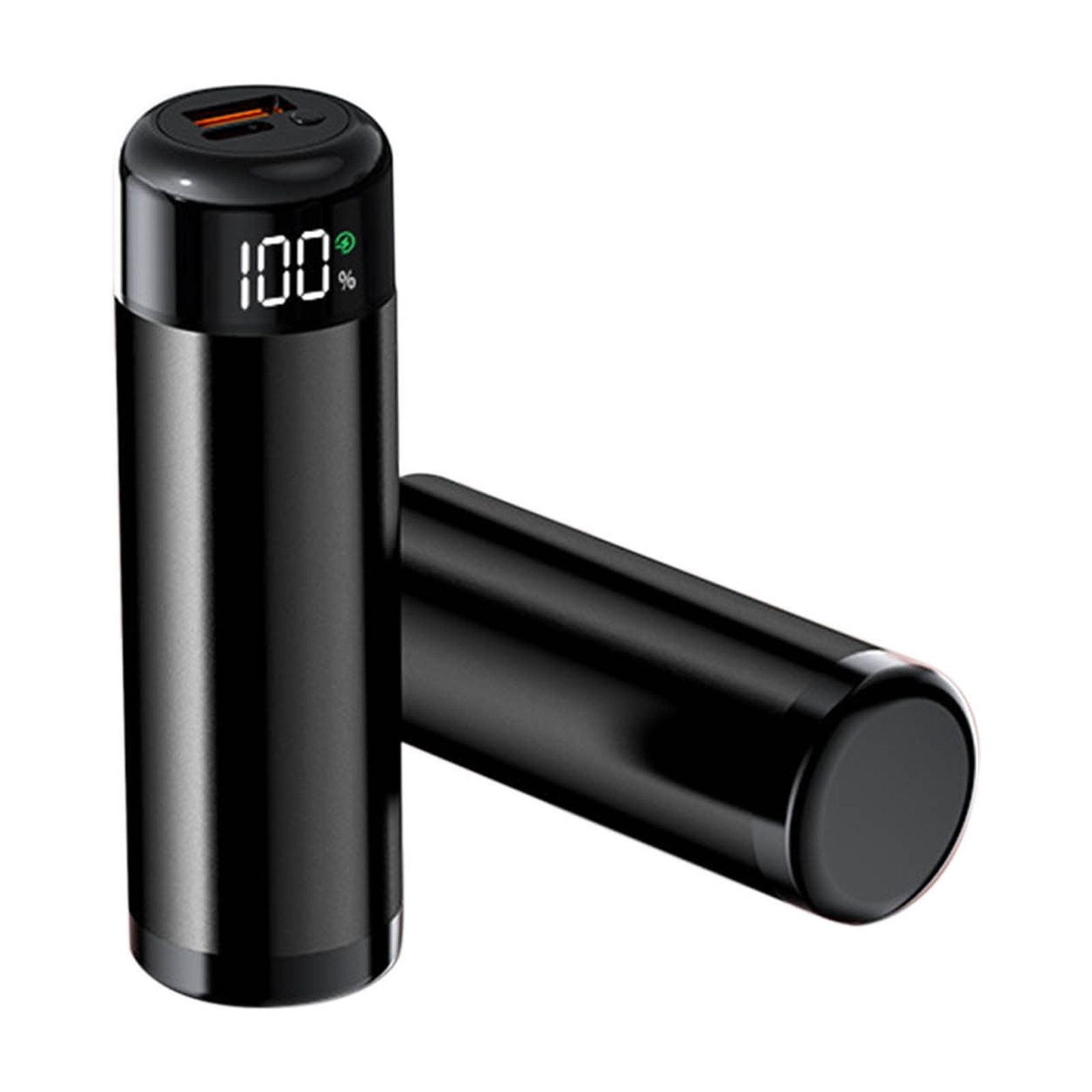 Black Hand Warmer Rechargeable Treasure 2 In 1 Hand Warmer Stick ...