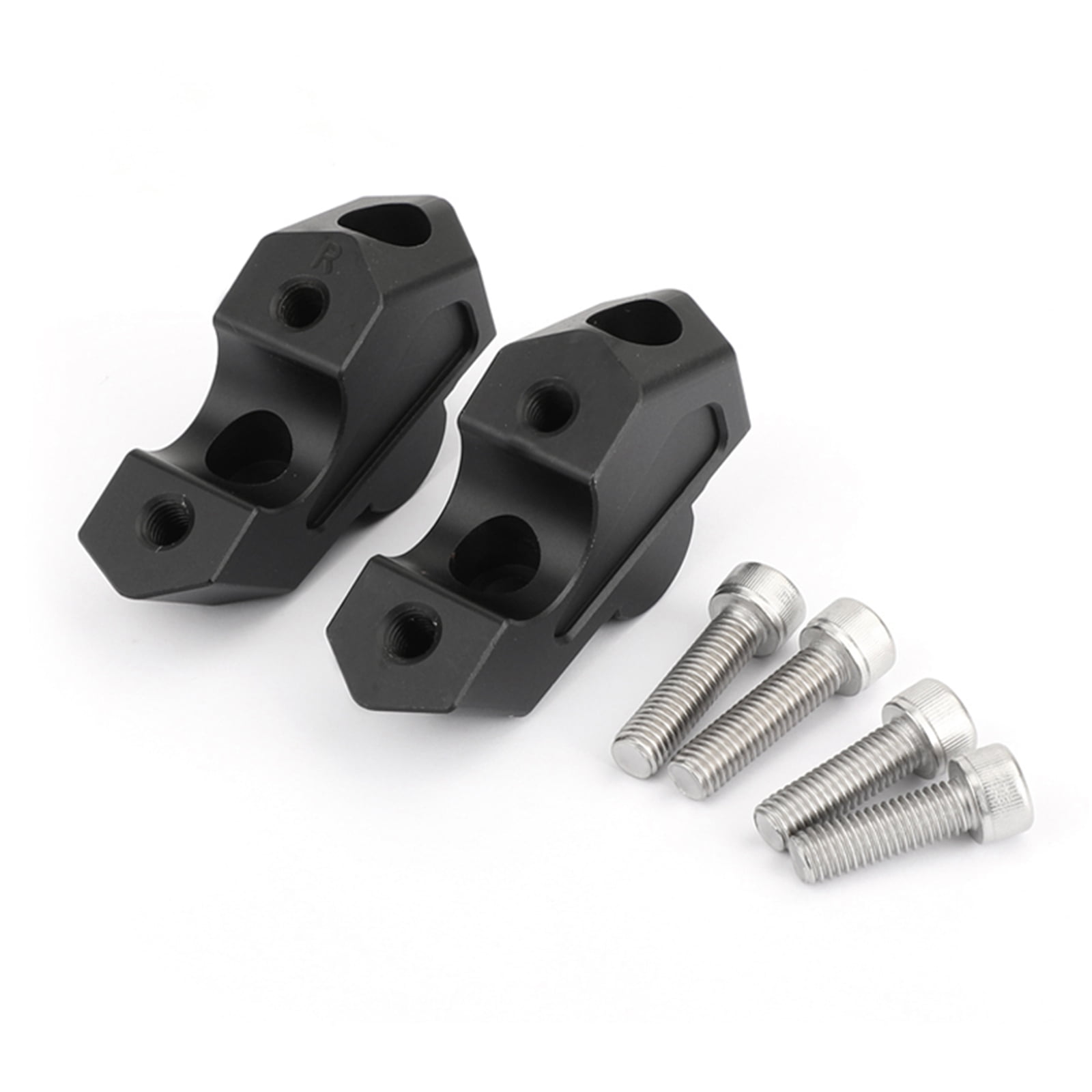 Black Handlebar Risers 20mm Pullback 7/8" 23mm For BMW F750GS 2018 2019 ...