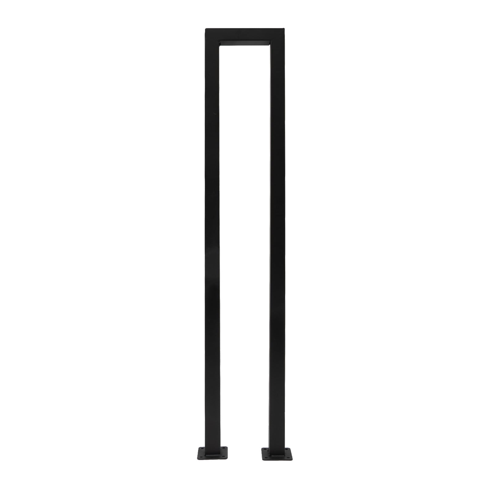 Black Handrail, 90cm Square Tube Wall Mounted Hand Rail, Galvanized ...