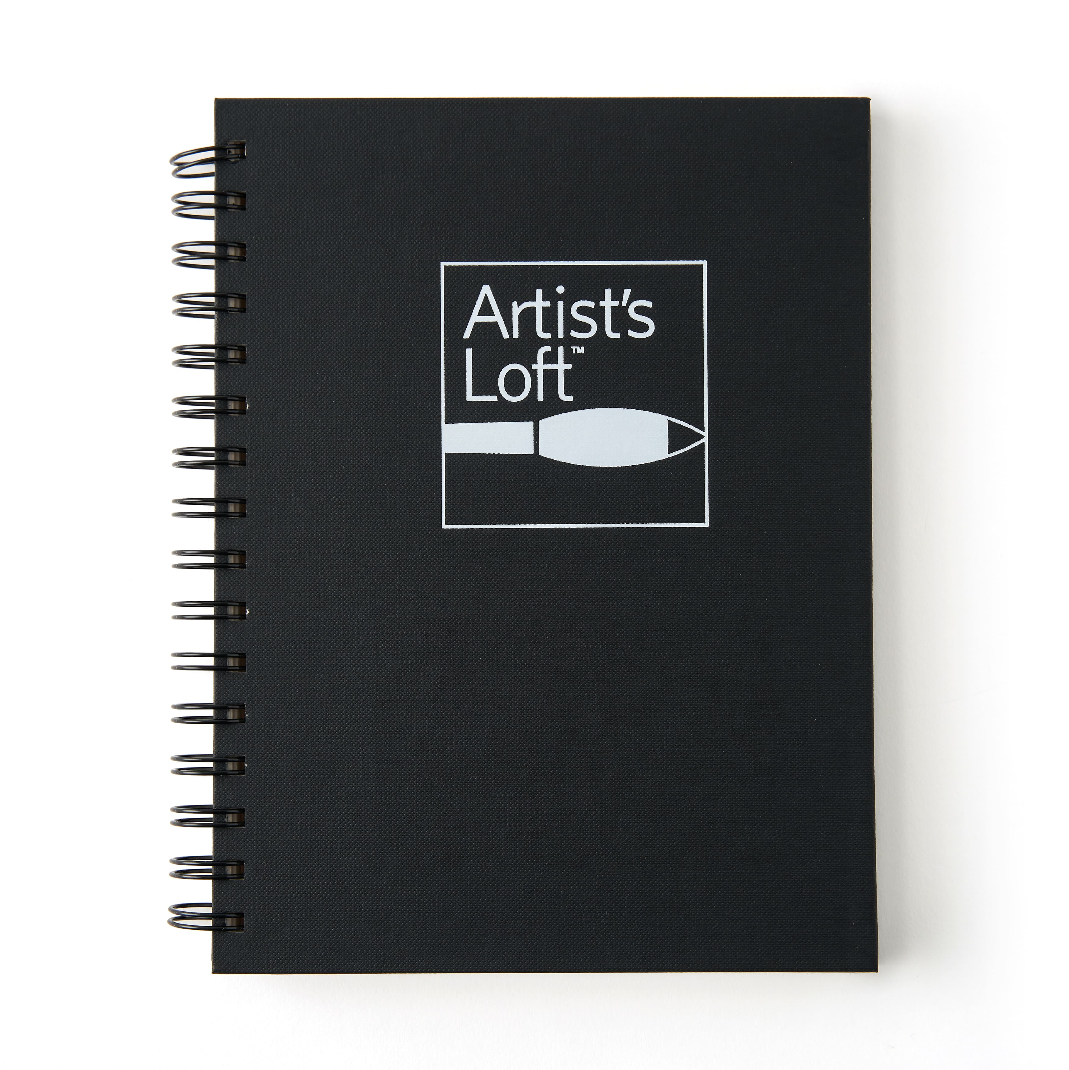 Black Hardcover Sketchbook by Artist's Loft - Acid Free and Smudge ...