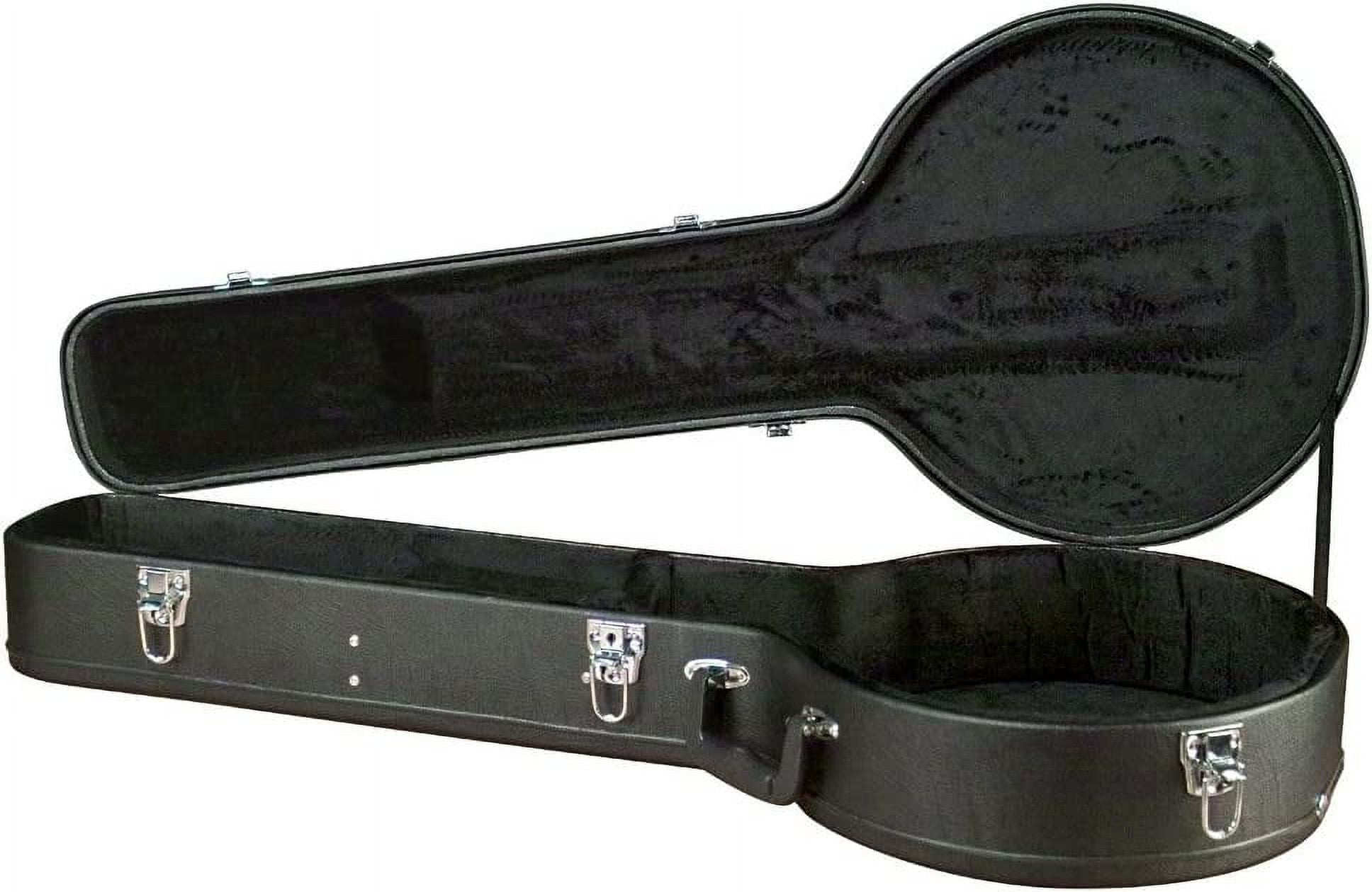 Black Hardshell 5-String Resonator Banjo Case,NEW - Walmart.com