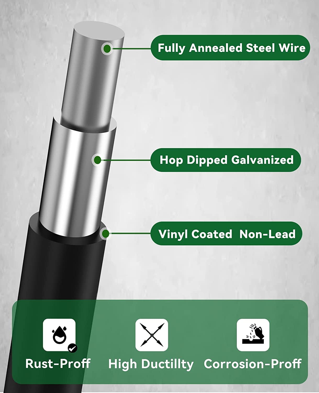 Black Hardware Cloth 1/2 inch Mesh 60 x 50 ft 19 Gauge - Chicken Wire Mesh Roll Welded Wire ...