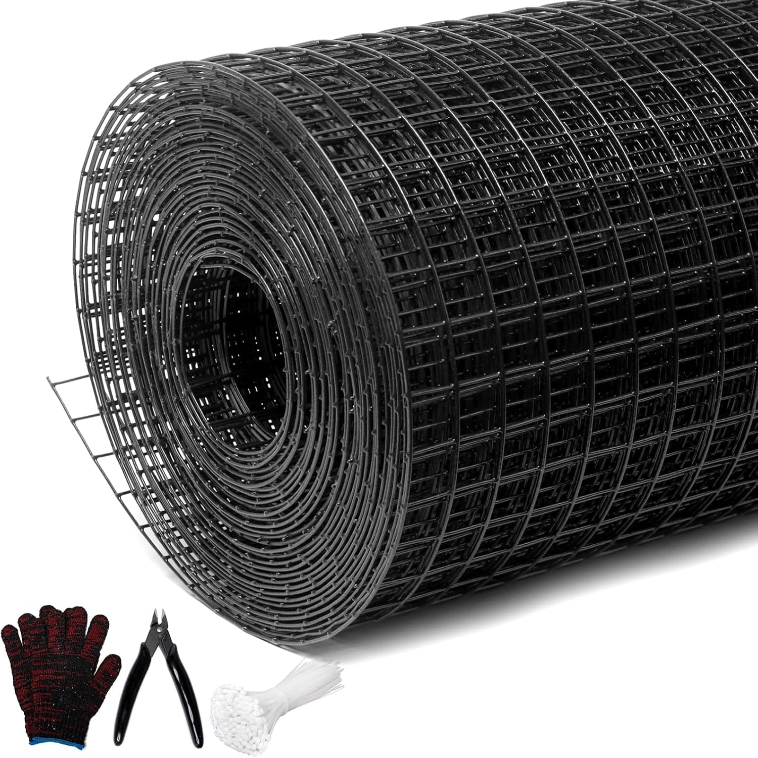 Black Hardware Cloth 1/2inx36inx100ft, Chicken Wire Fencing, 19Gauge ...