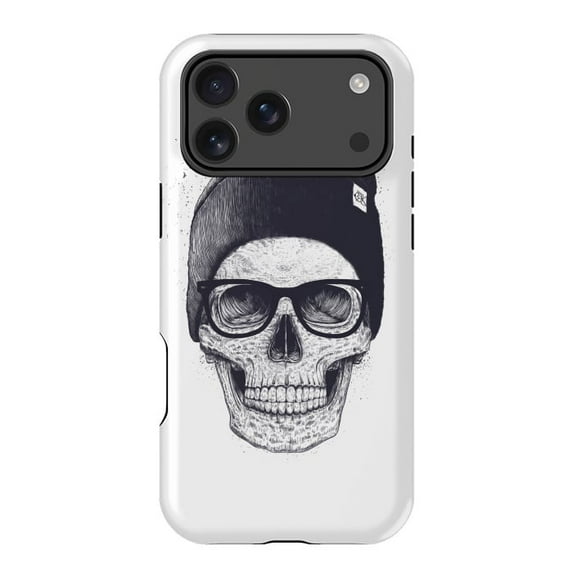 Black Hat Gothic Art Stylish Pattern Case with iPhone 17 to 11 Pro Max ...